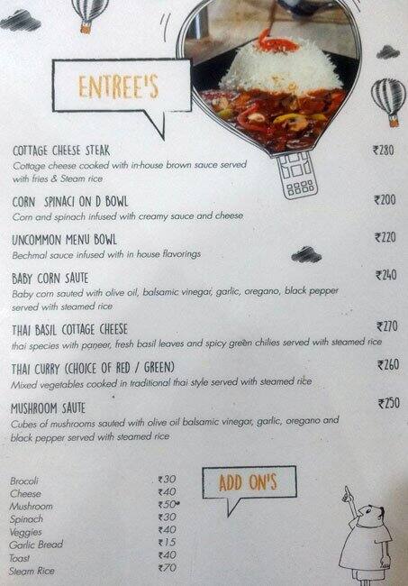 Menu at MEnU Lets Get Together, Chennai, 114