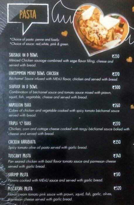 Menu at MEnU Lets Get Together, Chennai, 114