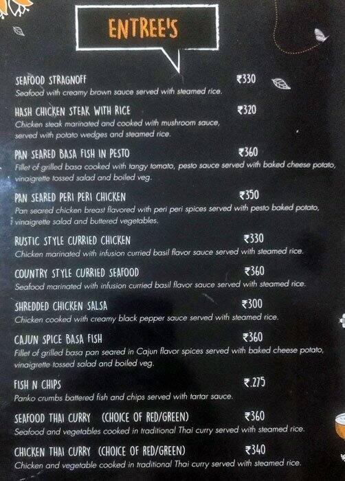 Menu at MEnU Lets Get Together, Chennai, 114