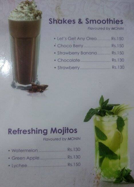 Menu at MEnU Lets Get Together, Chennai, 114