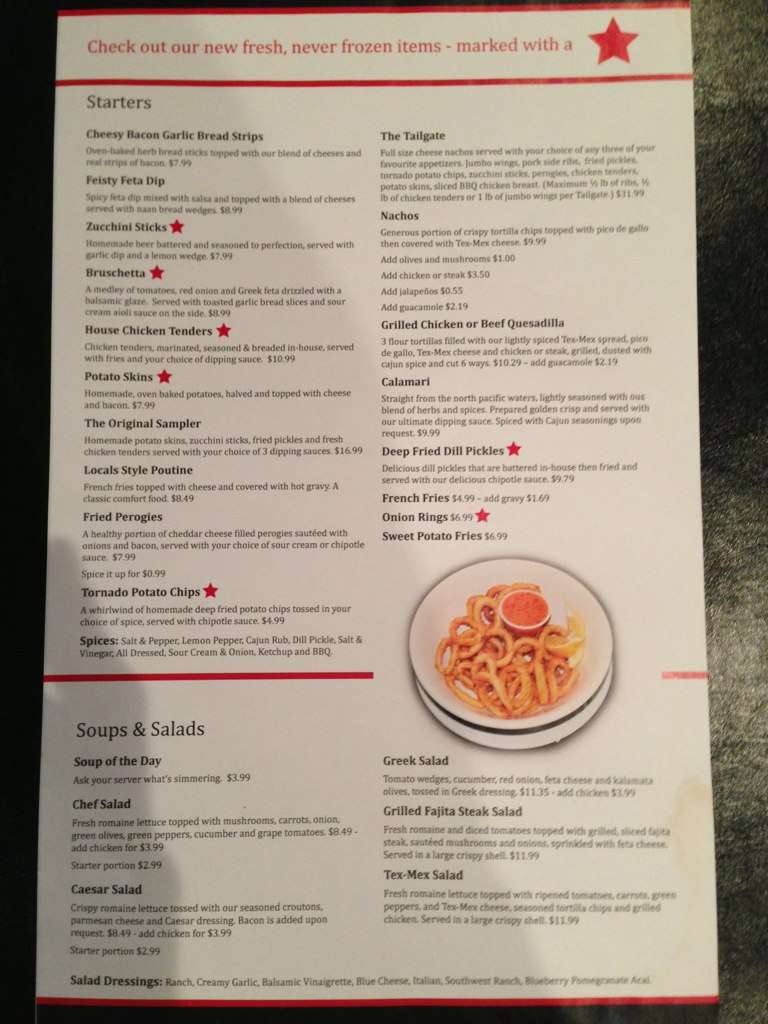 Menu at Local Heroes: Oklahoma Edition pub & bar, Ottawa, Robertson Rd ...