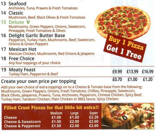 Menu at Chicken & Grill pub & bar, London, 642 High Rd. Leyton