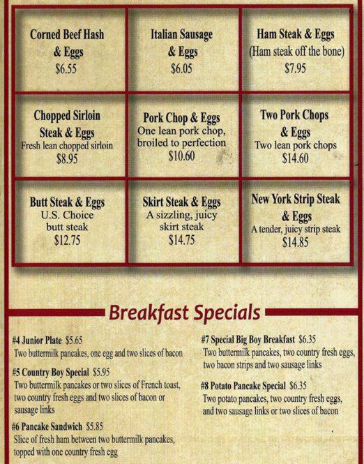 Menu at Pappas Restaurant & Lounge, Alsip