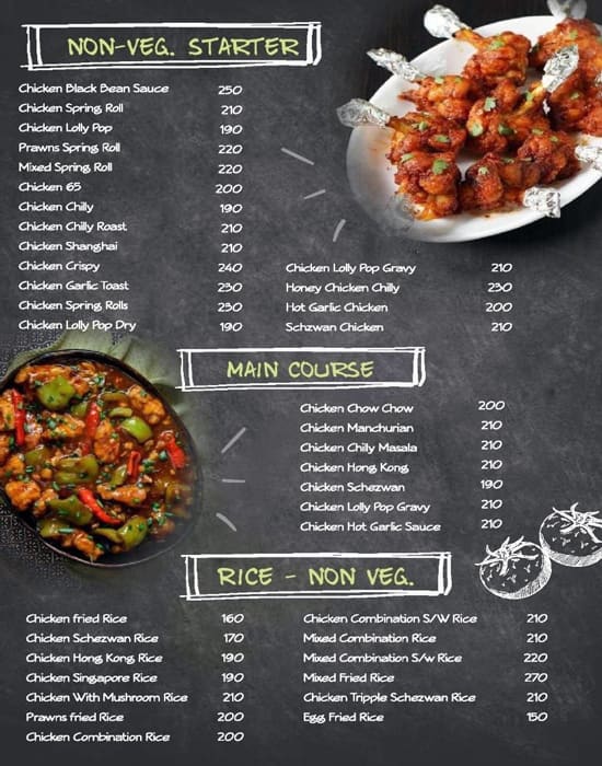 Menu at Food Village, Thane