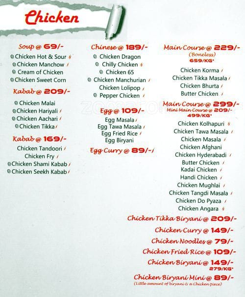 Lazeez Hakeem Menu, Menu for Lazeez Hakeem, Maharana Pratap Nagar ...
