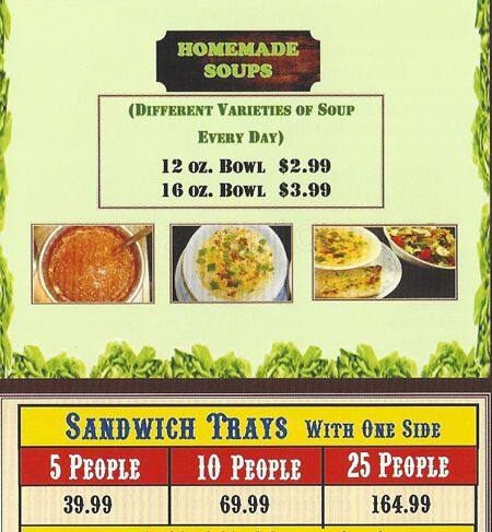 Menu at Charlie's BBQ & Salads, Houston