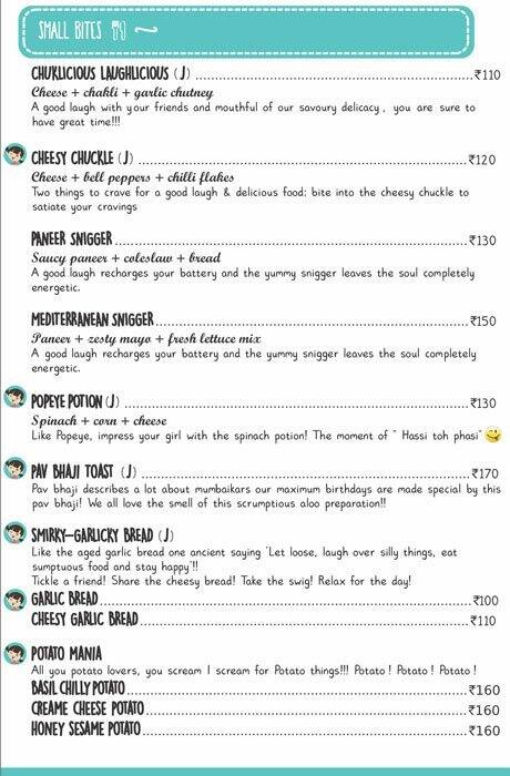 The Laughter Chapter Cafe Menu - Zomato