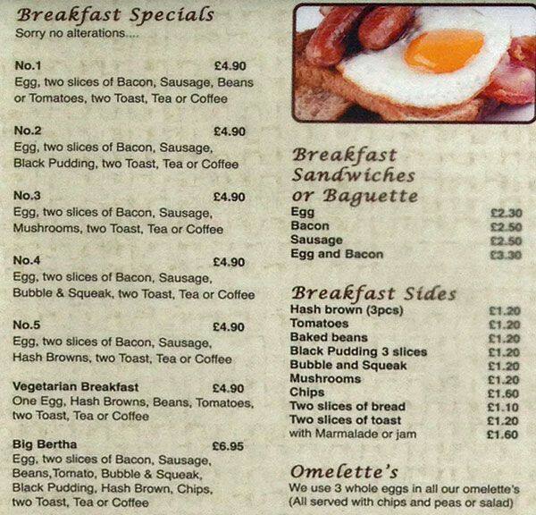 Menu at Caffe Tea Tree SL cafe, Orpington, 234 High St.