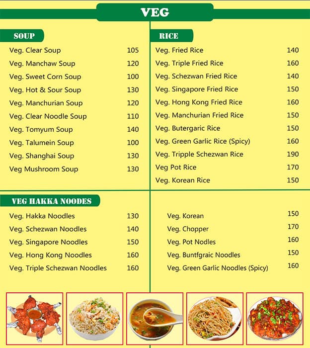 Menu of Hungry Stomach, Chembur, Mumbai