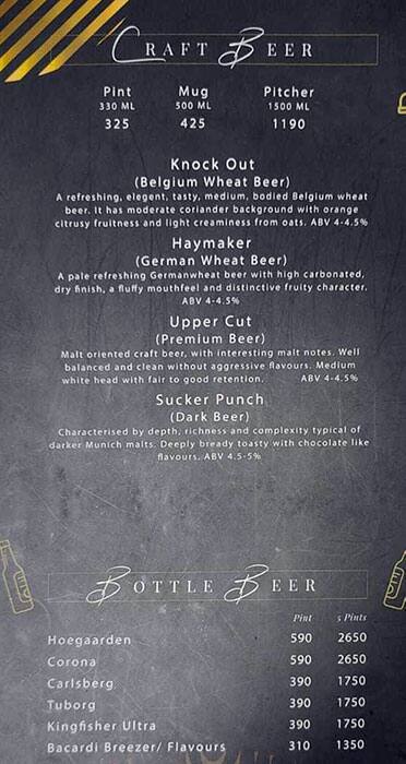 Menu at Soi 7, Gurugram, Cyberhub 205 To 209