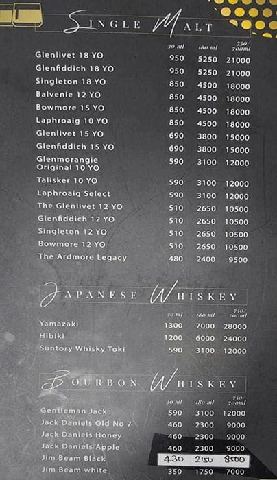 Menu at Soi 7, Gurugram, Cyberhub 205 To 209