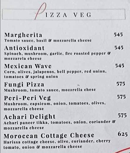 Menu at Soi 7, Gurugram, Cyberhub 205 To 209