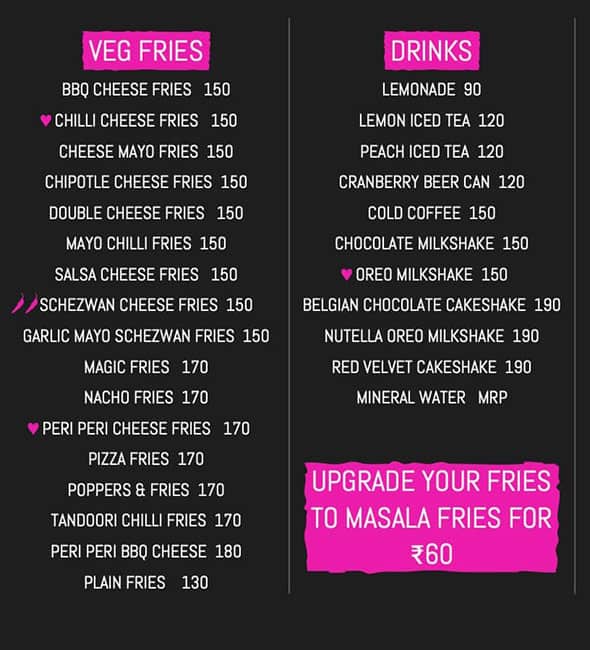 Menu of The J, Churchgate, Mumbai