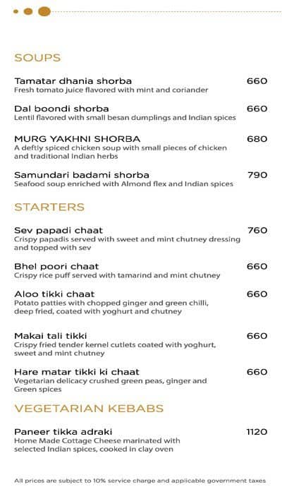 Navratna - Taj Samudra a Colombo: Foto del Menu con Prezzi - Zomato Sri ...