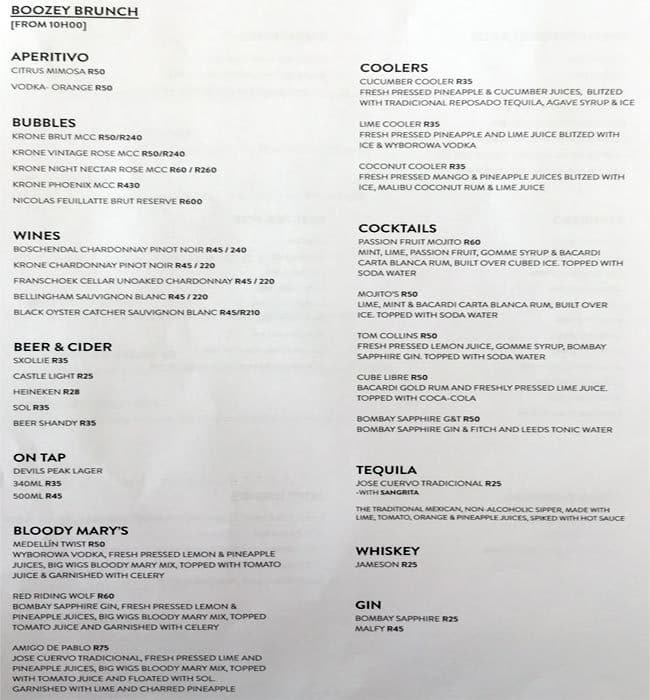 Pablo Eggs-Go-Bar Menu, Menu for Pablo Eggs-Go-Bar, Melville ...