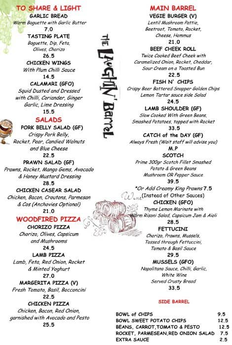 Menu at Txoko Brewing pub & bar, Baskerville