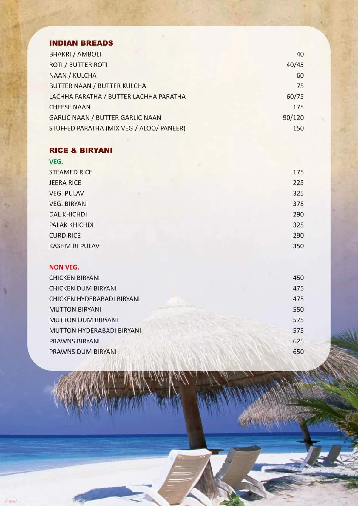 Menu at Malvan Tadka, Thane, Louis Wadi