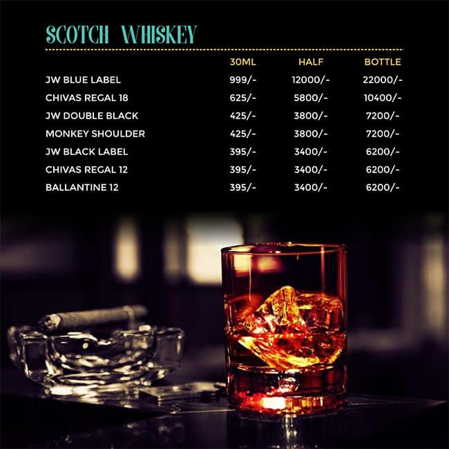 Menu at The Boho Cafe, By The Reef, Chandigarh