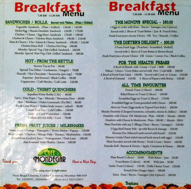Cafe Mondegar, Colaba, Mumbai - Zomato
