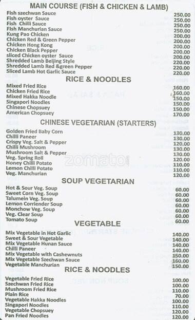 Menu at Best Of Delhi Restaurant, New Delhi