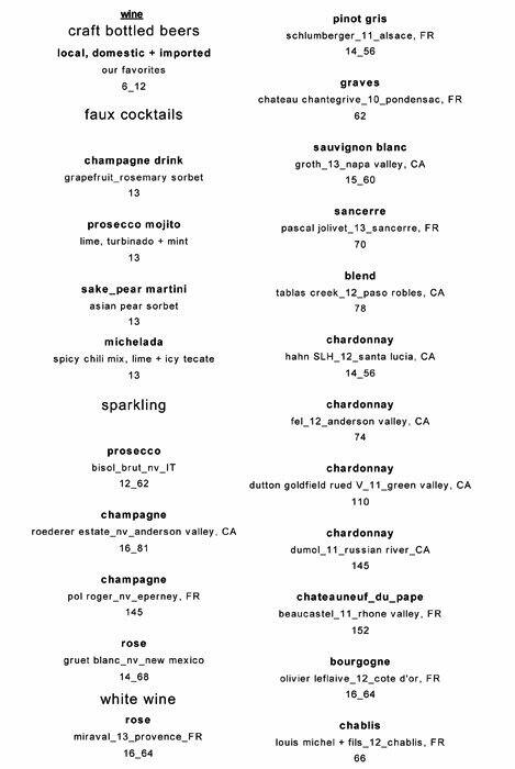 Menu at Local restaurant, Dallas, Elm St # A