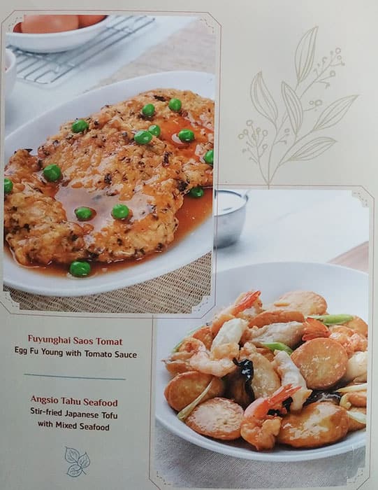 Menu at Restaurant Rendezvous - Kebon Sirih, Jakarta, Jalan Johar No.2B-C