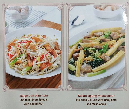 Menu at Restaurant Rendezvous - Kebon Sirih, Jakarta, Jalan Johar No.2B-C