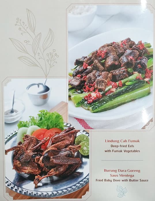 Menu at Restaurant Rendezvous - Kebon Sirih, Jakarta, Jalan Johar No.2B-C