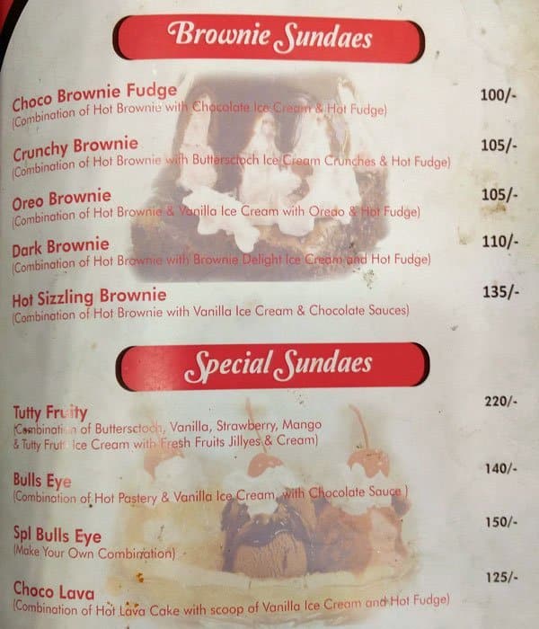 Temptations Menu, Menu for Temptations, Marredpally, Secunderabad - Zomato