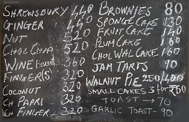 Menu at City Bakery, Pune, 80