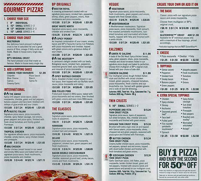 Boston Pizza, Nepean, Ottawa - Urbanspoon/Zomato