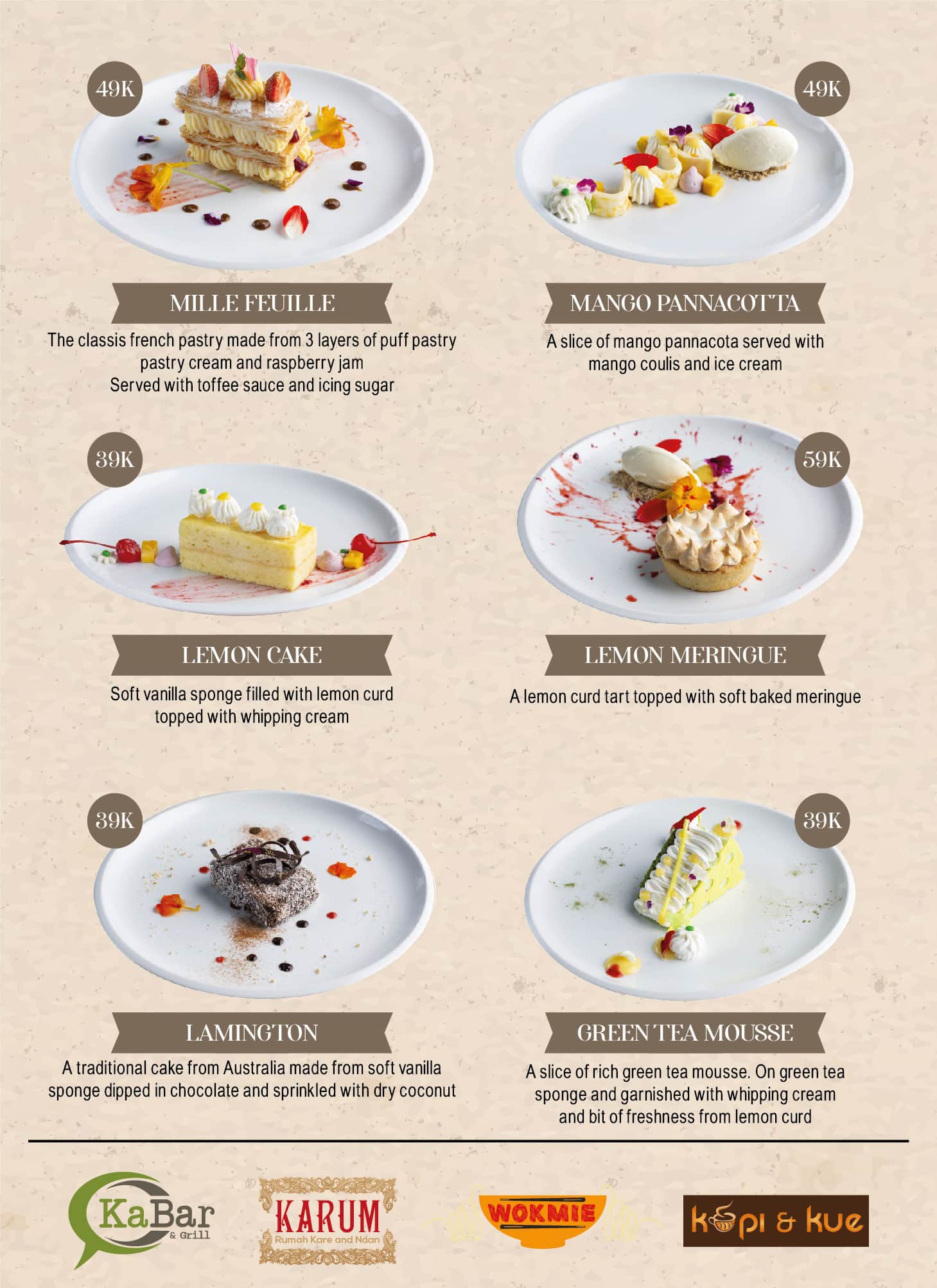 Menu at Coffee Shop at Bali Garden Beach Resort, Kuta