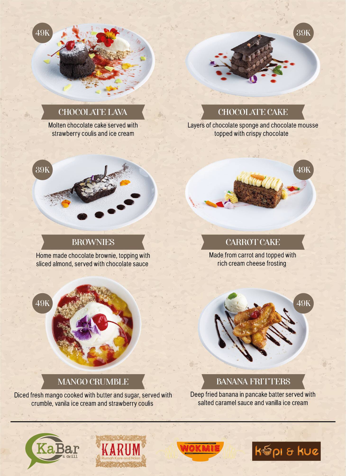 Menu at Coffee Shop at Bali Garden Beach Resort, Kuta