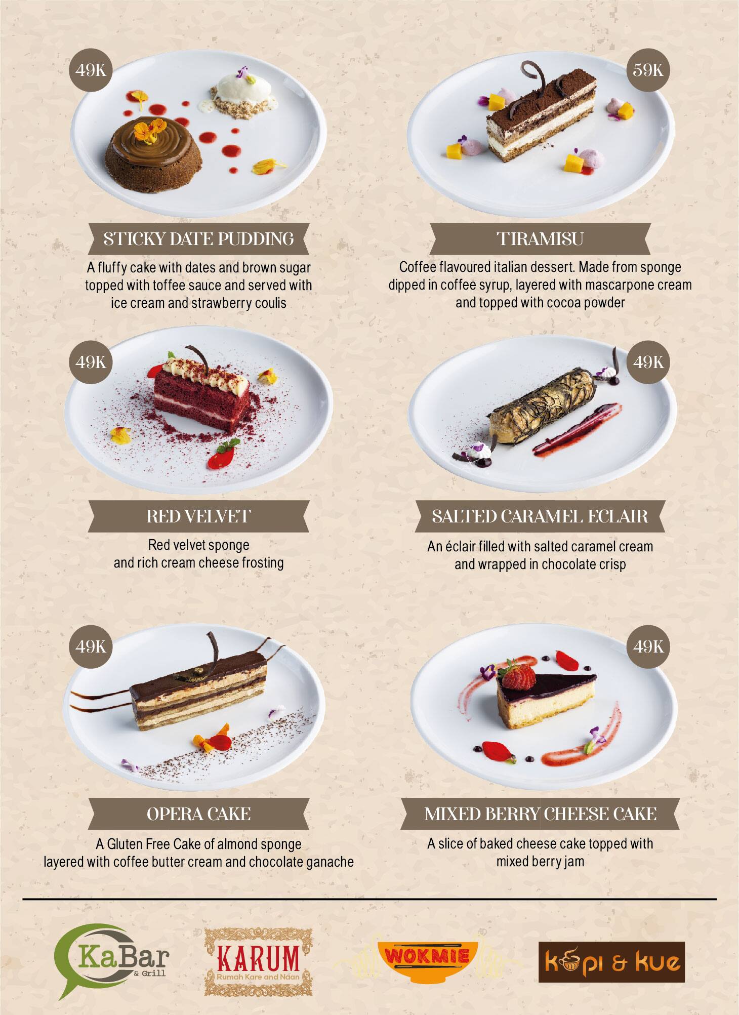 Menu at Coffee Shop at Bali Garden Beach Resort, Kuta