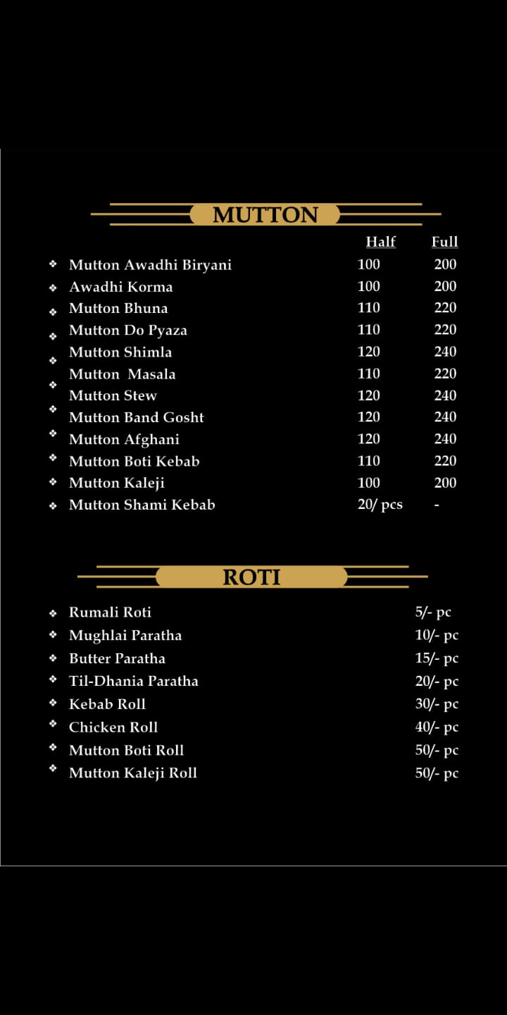 Mughlai Huttz Menu, Menu for Mughlai Huttz, Aliganj, Lucknow - Zomato