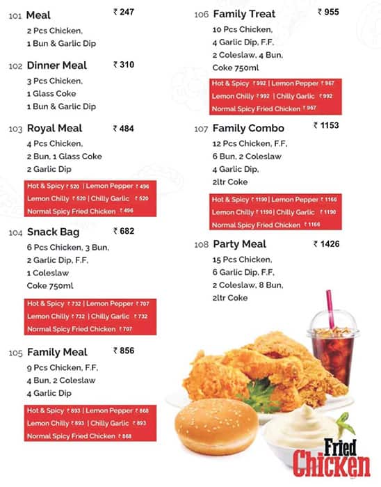 Menu of Cafe Ice Magic, Auto Nagar, Vijayawada