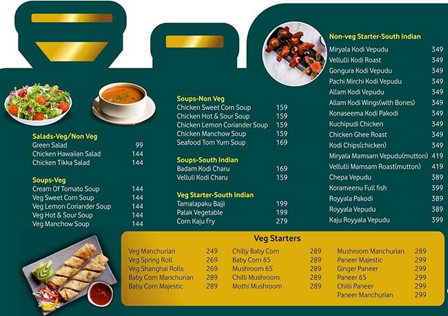 Menu of Platform.65, Bannerghatta Road, Bangalore