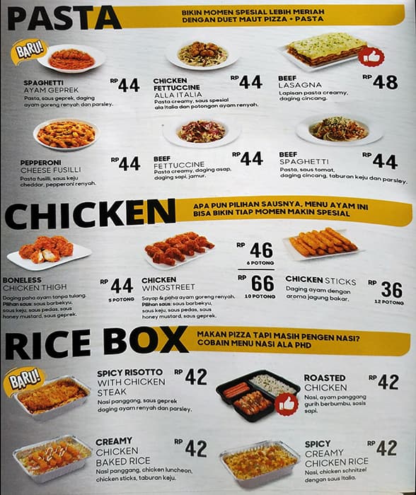 Menu at Sabana Fried Chicken, Tole Iskandar restaurant, Depok