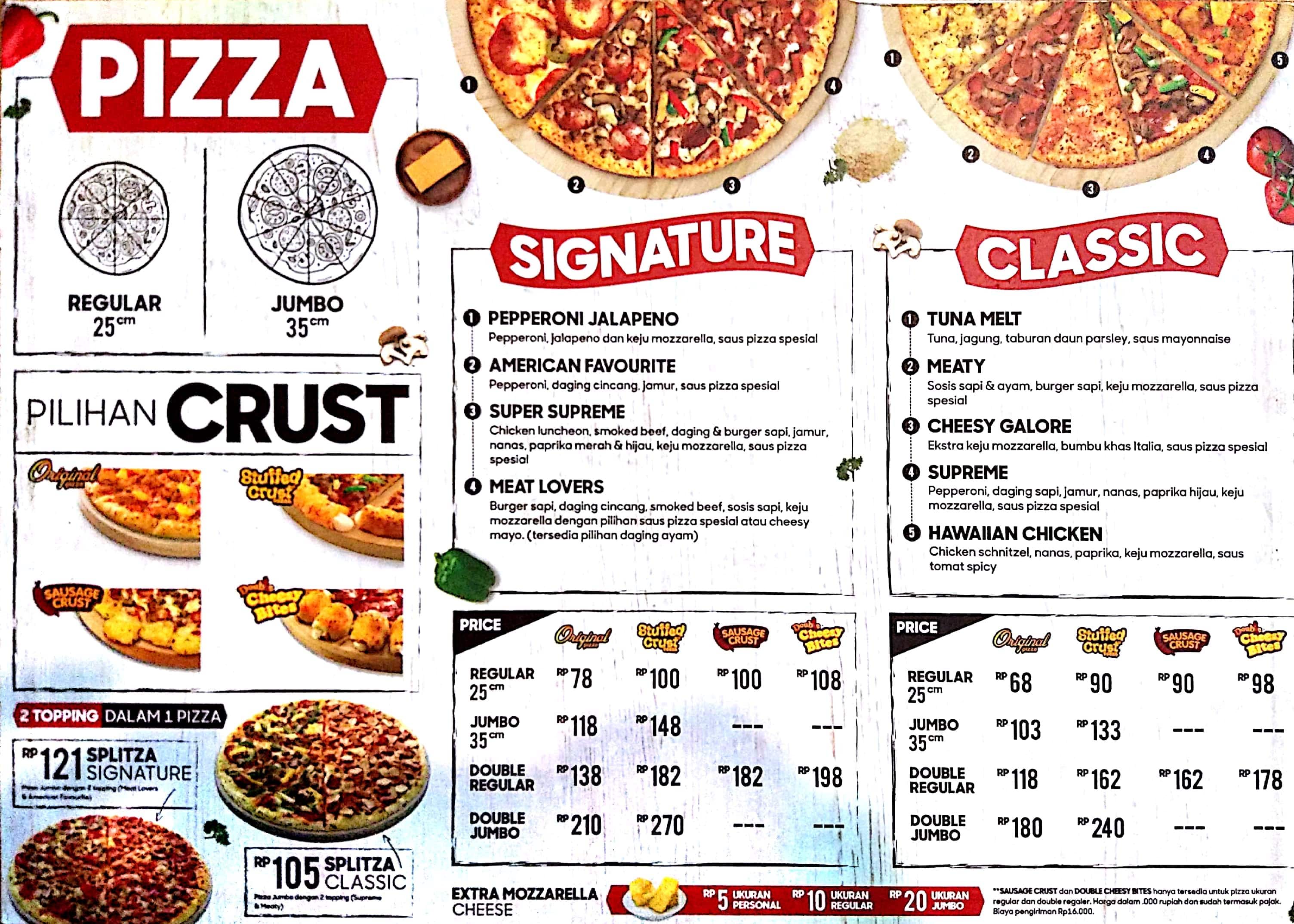 Menu at Pizza Hut Delivery - PHD Indonesia pizzeria, West Jakarta, Jl ...