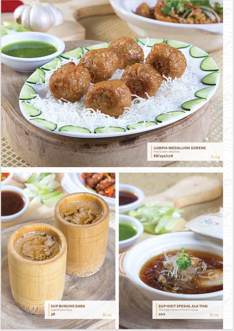 Menu at Foek Lam, Jakarta, Central Park