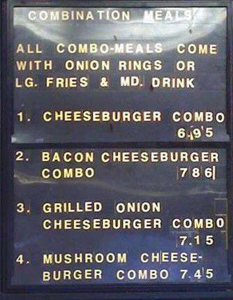 Menu at Broiler Bay restaurant, Bellevue