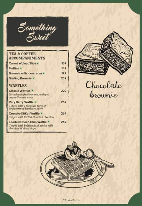 Menu of Cafe Relish by Flodine Cruise, CBD-Belapur, Navi Mumbai
