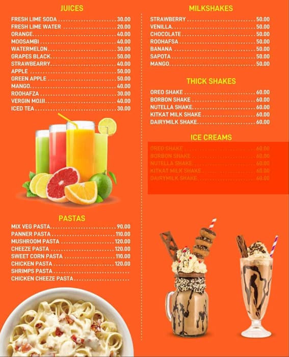 Menu of Lakshmi Narayana Cafe, Kengeri, Bangalore