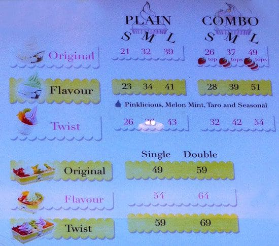 Menu at Sour Sally desserts, South Tangerang, Plaza Bintaro Jaya