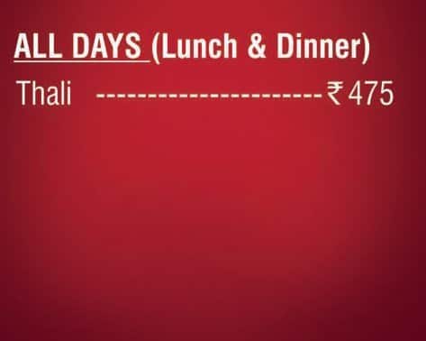 Rajdhani Thali Restaurant Menu - Zomato