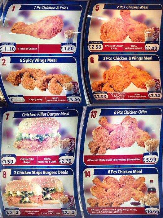 Menu at Chic N Grill Joint restaurant, London