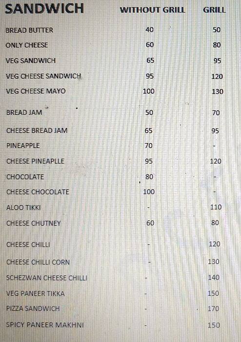 Menu of RS Eatery, Kotecha Nagar, Rajkot