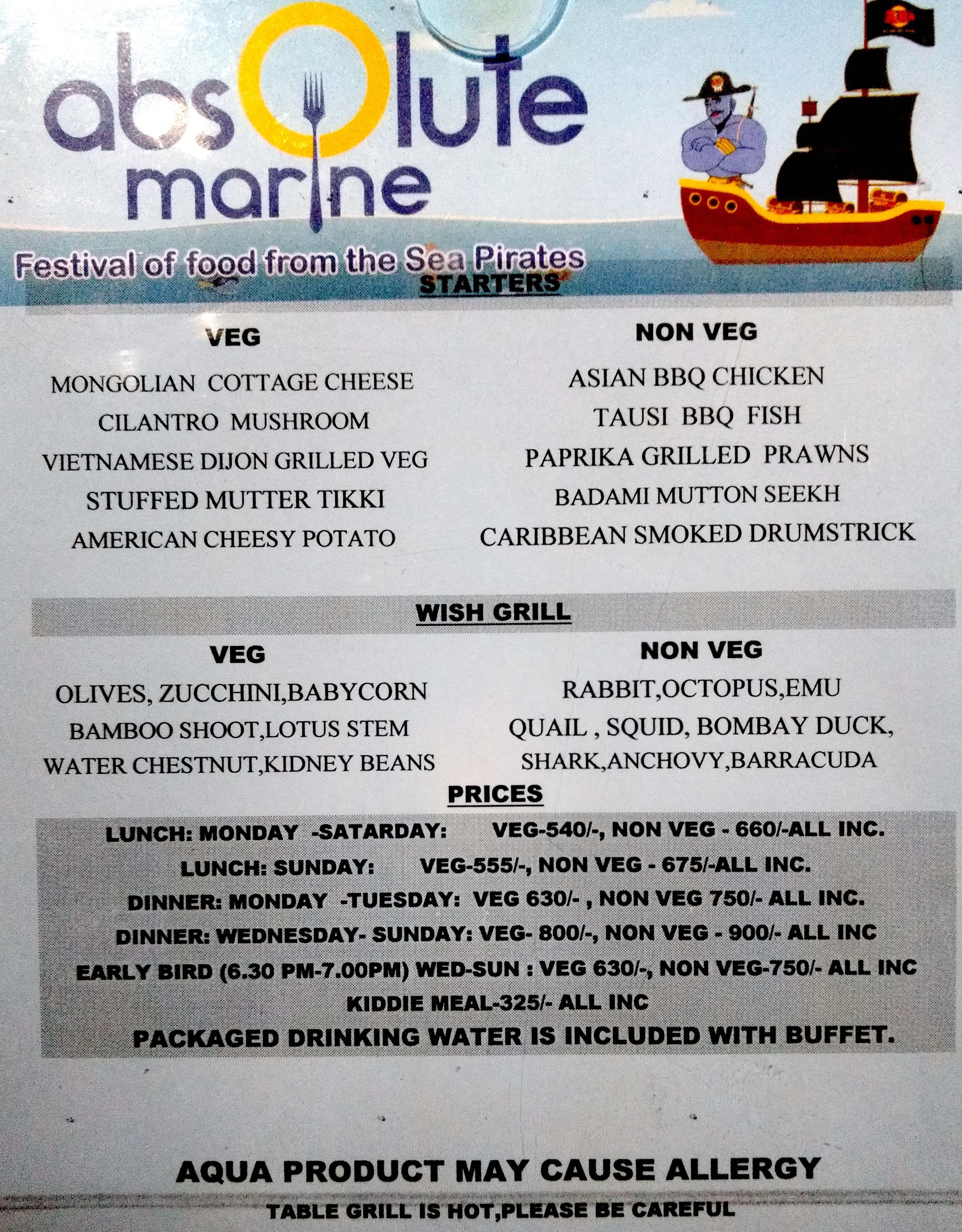 AB's - Absolute Barbecues Menu - Zomato