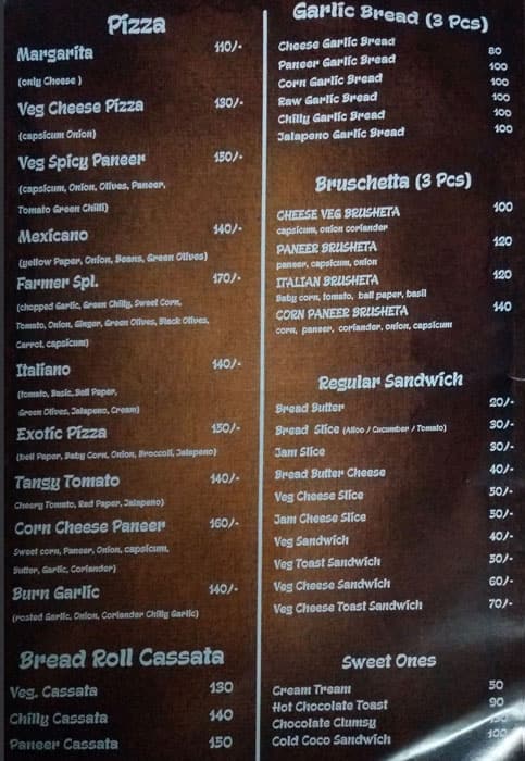Menu at Akkad Bakkad Bombay Boom, Mumbai, Sundaram Building