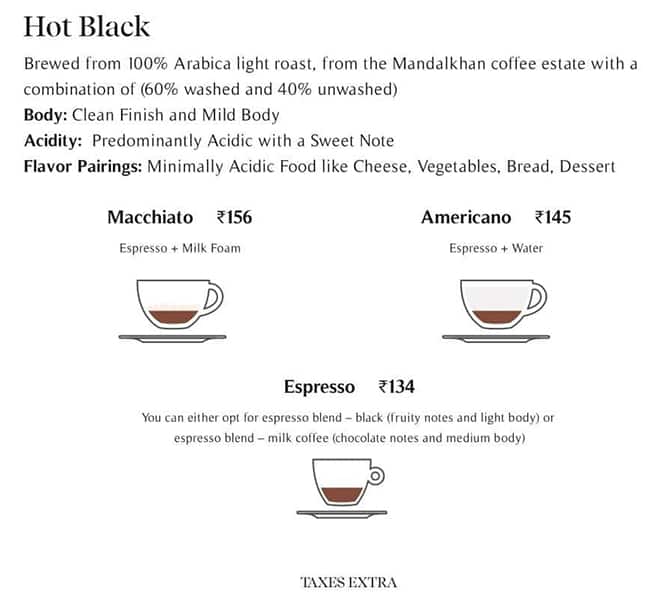 Menu at Roastery Coffee House Jaipur, Jaipur